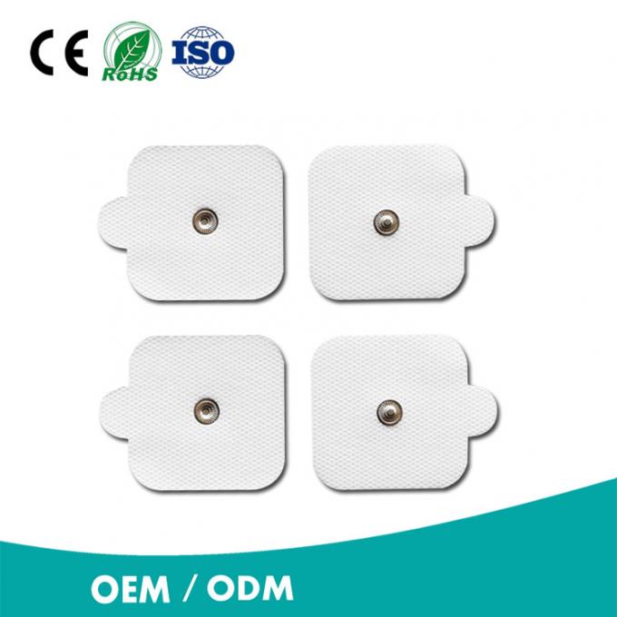 Medical Massage 5cmX5cm Snap Electrode Pads