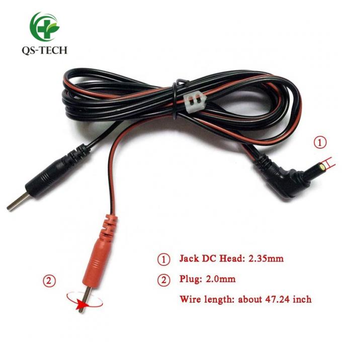 2.35mm Rehabilicare Tens Unit Lead Wires Electrode Cable