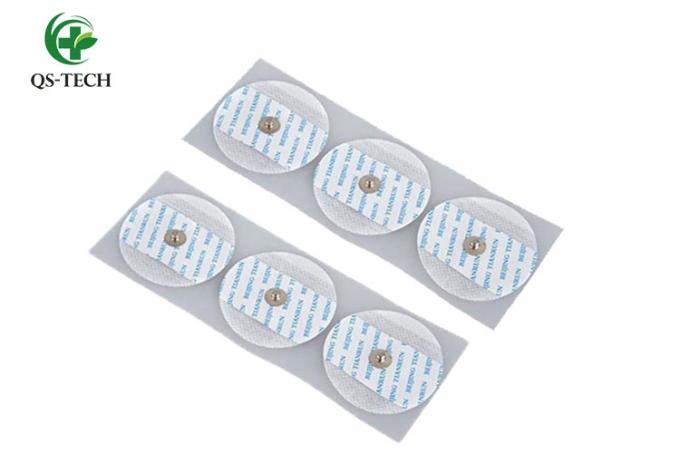 Disposable Adhesive Round 35X30mm Cardiac Monitor Electrodes