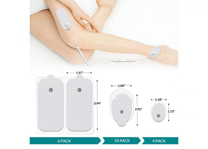 45*80mm Large Electric Pad Snap Electrode Pads