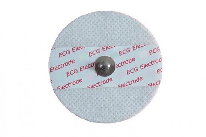 Acrylic Polymer 0.8mm Ecg Electrodes For Sensitive Skin